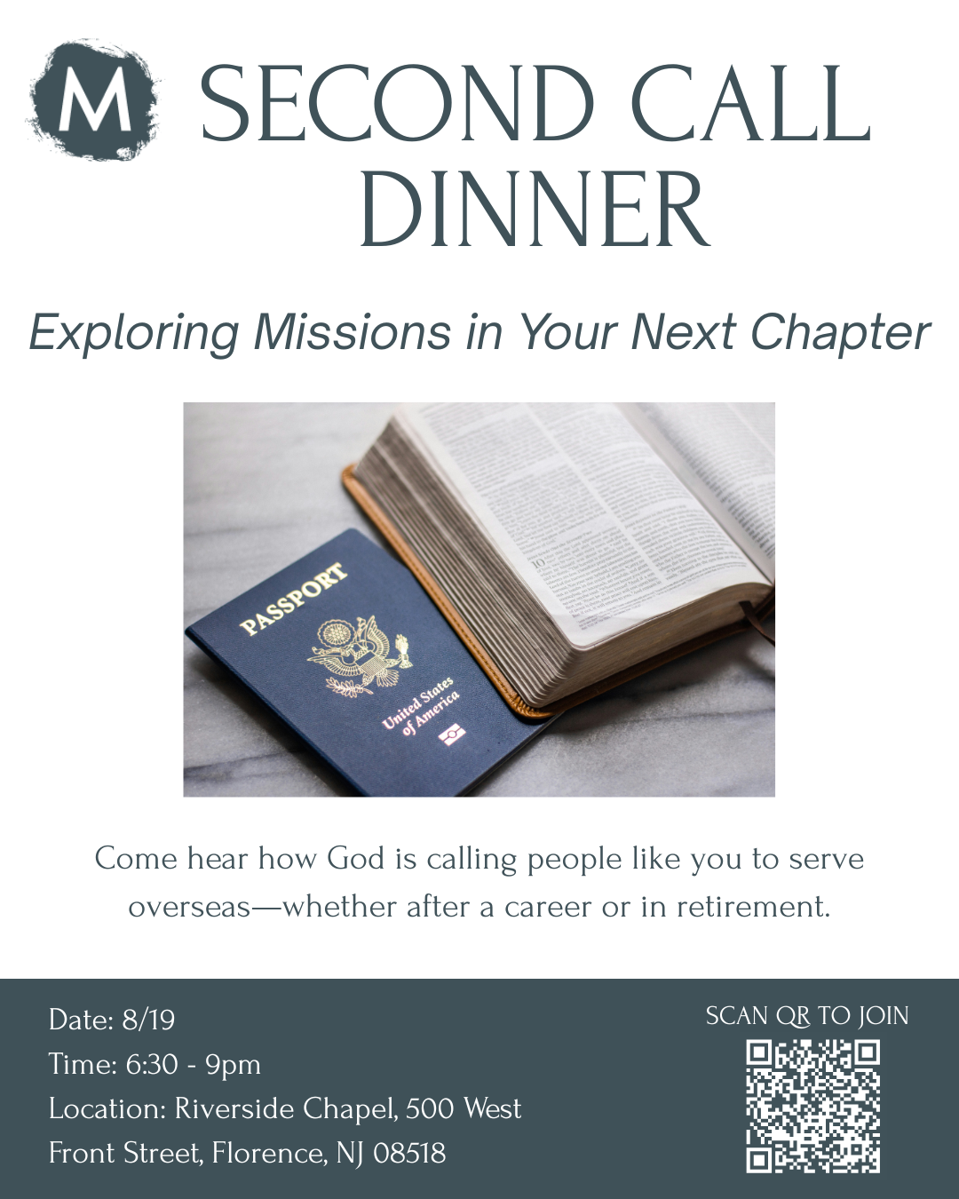 Second Call Dinner - Metro District